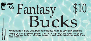 Fantasy Bucks (Purchase of Frog, Pristine Blue, and Baquacil Products ...